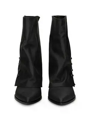 Elena Iachi Stud-embellished Pointed-toe Boots