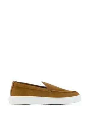 Woolrich Slip-on Leather Loafers - Brown