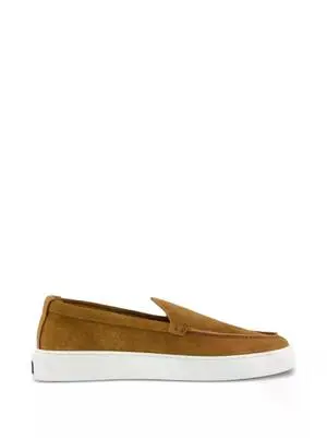 Woolrich Slip-on Leather Loafers - Brown