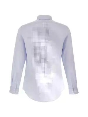 Michael Kors Micro-check Dobby-weave Shirt