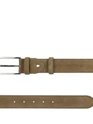 DOUCAL'S Suede Buckle-fastening Belt - Neutrals