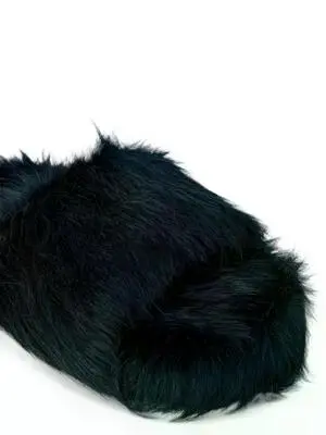 Rick Owens Faux-fur Slide Slides