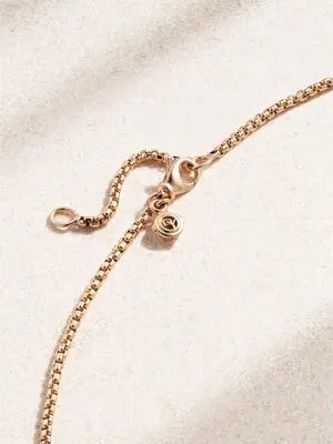 David Yurman Châtelaine 18-karat Rose Gold, Morganite And Diamond Necklace