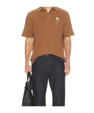 Polo Ralph Lauren Bear-embroidered Polo Shirt