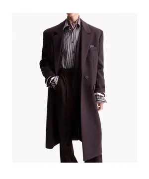 Saint Laurent Double-breasted Long Coat