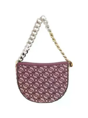 Stella McCartney 2010-2026 Medium Frayme S Wave Flap Satchel