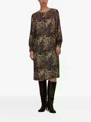 Herno Floral-print Midi Dress