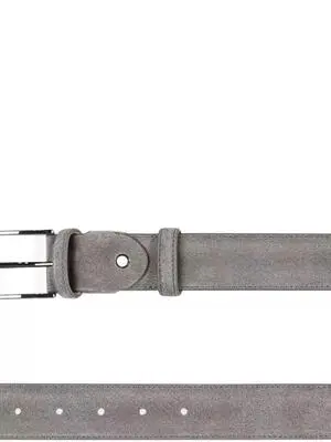 DOUCAL'S Suede Square-buckle Belt