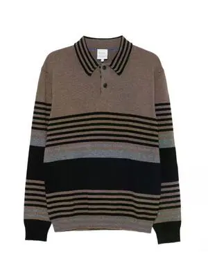 Paul Smith Striped Long-sleeve Sweater - Brown