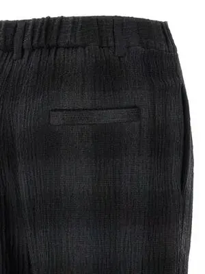 TELA Victor Crinkled-effect Trousers