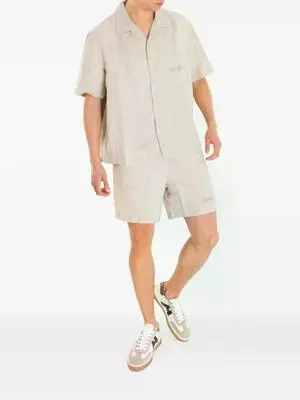 BRAM’S FRUIT Garden Hose Linen Shorts