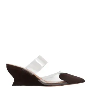 Alaïa Wedge Sandals - Brown