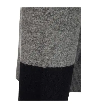 Comme Des Garçons Color-matching Wool Knitted Cardigan