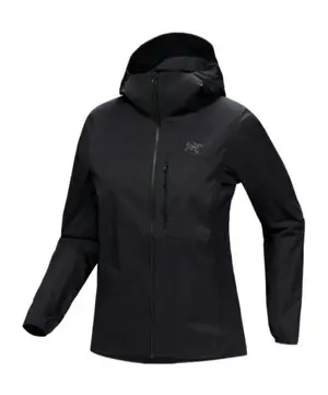 Arc'teryx Hooded Zip-up Jacket - Black