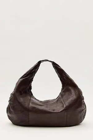 CAMPOMAGGI Oversized Shoulder Bag - Brown