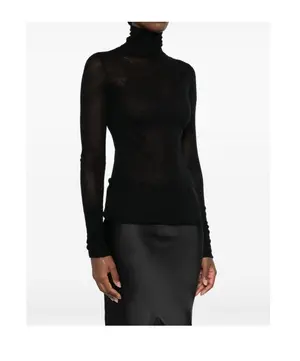 Elisabetta Franchi Sheer High-neck Knit Top