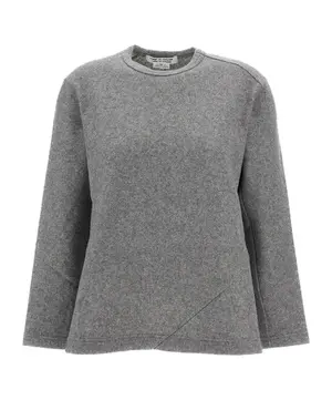 Comme Des Garçons Long-sleeved Crewneck Sweatshirt - Grey