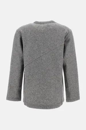 Comme Des Garçons Long-sleeved Crewneck Sweatshirt