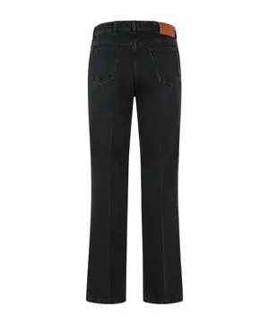 Marni Logo Patch Straight Leg Jeans