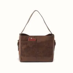 Hobo Render Shoulder Bag - Mocha