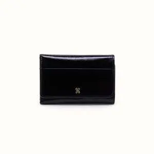 Hobo Jill Trifold Wallet - Black