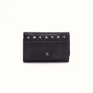Hobo Jill Trifold Wallet - Black