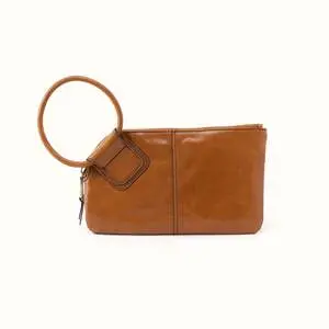 Hobo Sable Wristlet Wallet - Truffle