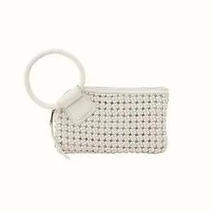 Hobo Sable Wristlet Wallet Whitecap