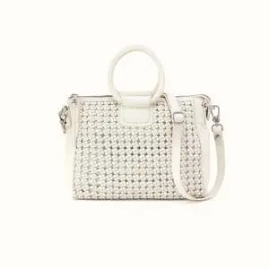 Hobo Sheila Medium Satchel Whitecap