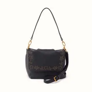 Hobo Harley Convertible Shoulder Bag - Black With Studs