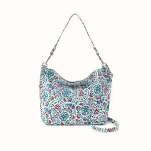 Hobo Pier Shoulder Bag - Batik Blooms Bloom