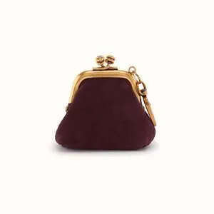 Hobo Run Frame Pouch - Dark Cherry