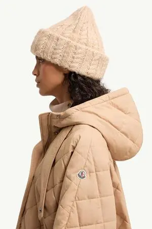 Moncler Diamond-quilted Hooded Cape
