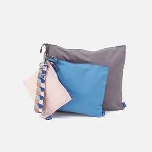Hobo Take It Easy Wristlet Wallet Set - Poly Hue