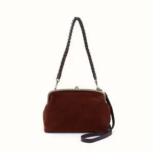 Hobo Alba Frame Large Shoulder - Chocolate