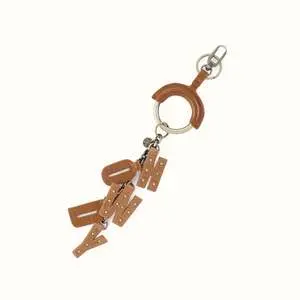 Hobo Howdy Charm Fob - Truffle