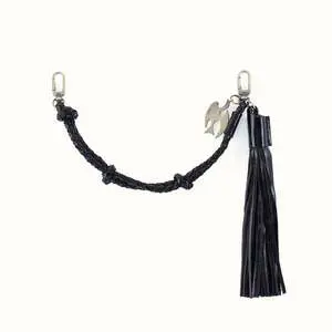 Hobo Knot Braid Bag Swag - Black
