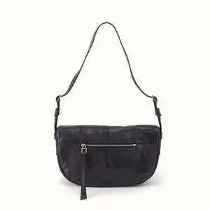 Hobo Contour Shoulder Crossbody - Black