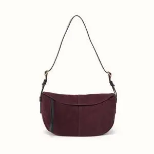 Hobo Contour Shoulder Crossbody Dark Cherry