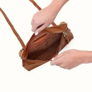 Hobo Cambel Crossbody - Truffle