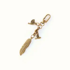 Hobo Dove And Feather Charm - Multi