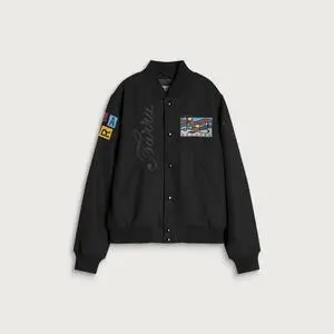 PARRA All The Best Varsity Jacket - Black
