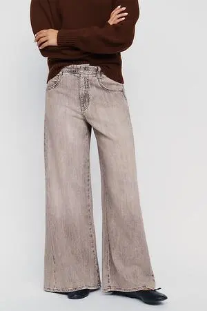 PILCRO Adi Mid Rise Relaxed Wide Leg Jeans