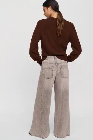 PILCRO Adi Mid Rise Relaxed Wide Leg Jeans