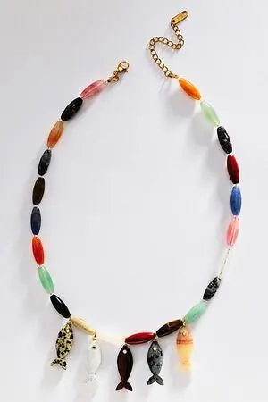 HANNAH B. Coastal Charm Fish Necklace