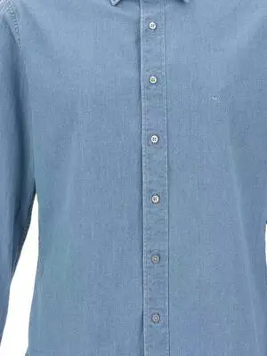 Michael Kors Logo-embroidered Slim-fit Cotton Shirt