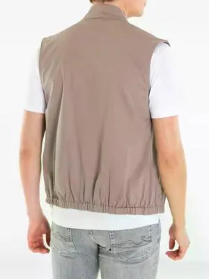 VALENZA High-neck Zip-up Gilet