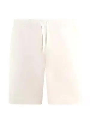 VALENZA Drawstring-waist Cotton Track Shorts - Neutrals