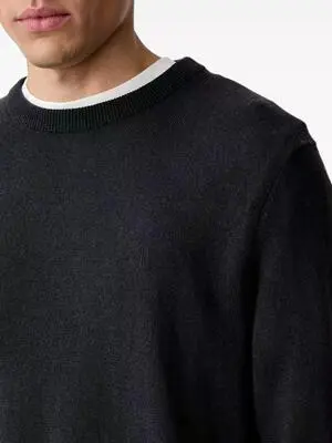 Marc O'polo Embroidered-logo Crew-neck Sweater