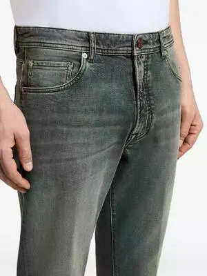 Peserico Belt-loop Faded Jeans